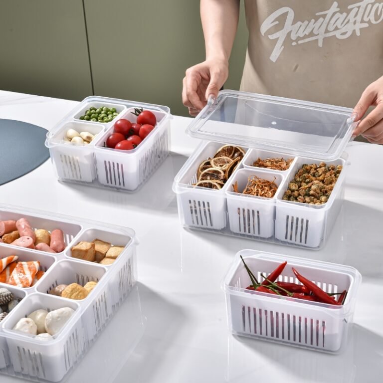 Repostero para alimentos con rejilla 3 divisiones – Importadora Dekohaus